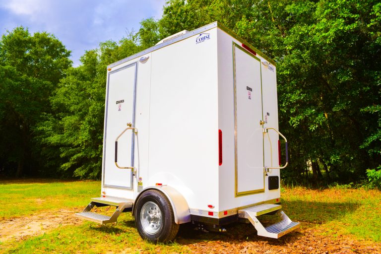 2-Stall Restroom Trailer from Boyett's in Pensacola, Florida